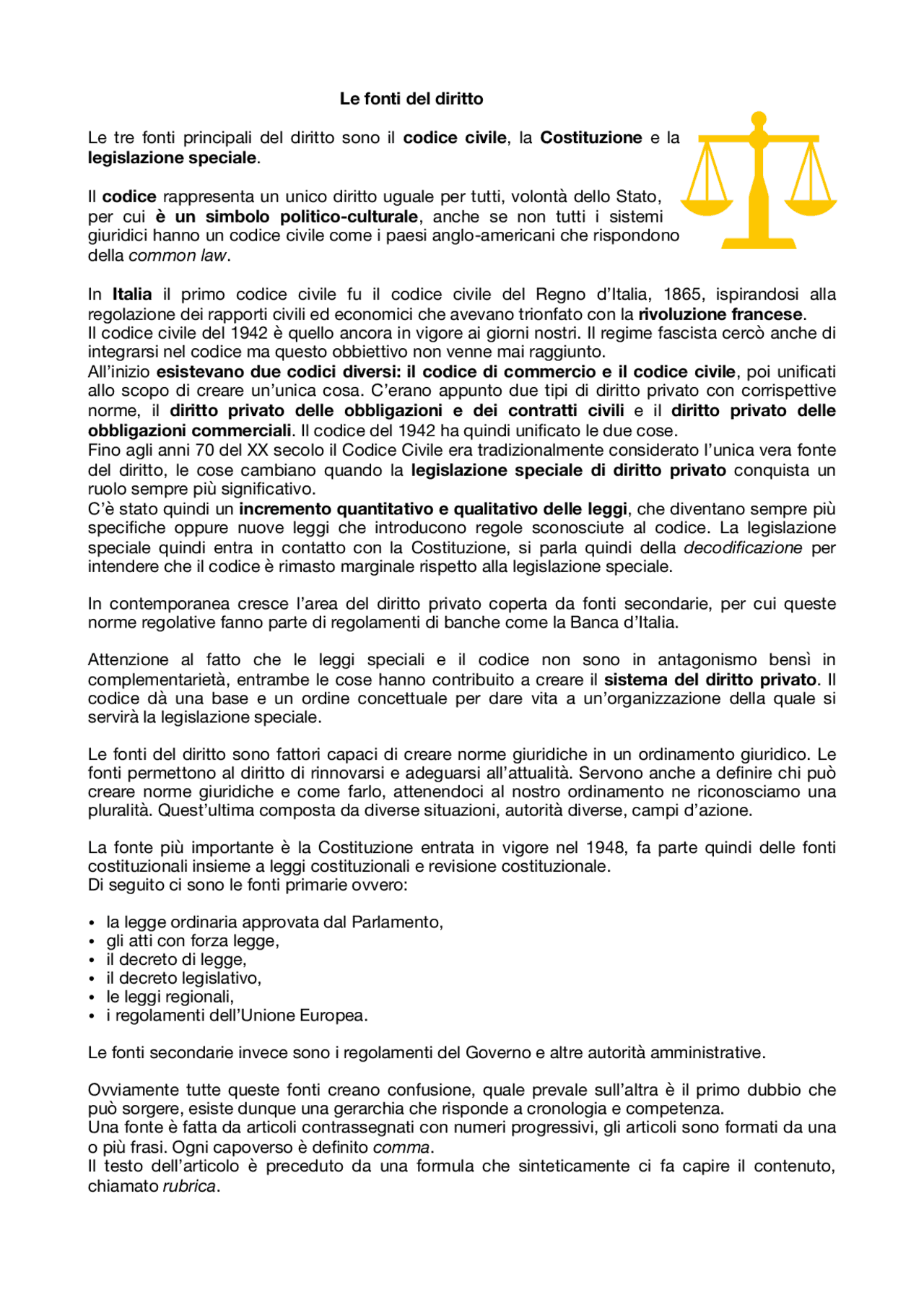 Appunti Prova Intercorso Di Diritto Privato Dispense Di Diritto