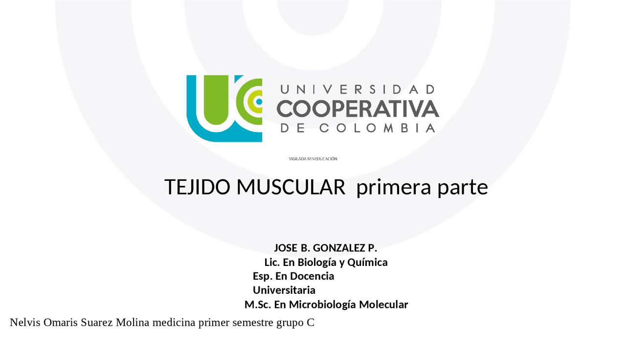 Tejido Musculas Taller Practico Apuntes De Biogenética Y Computación