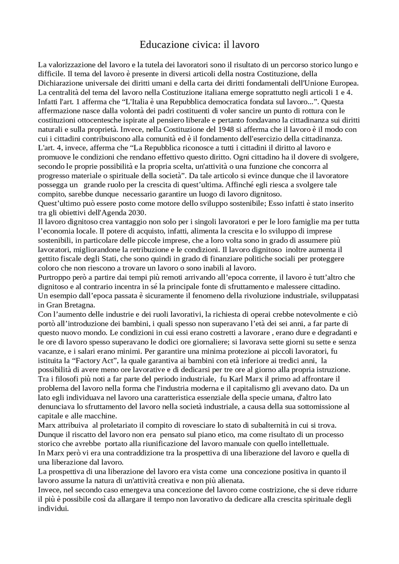 Testo Su Educazione Civica Schemi E Mappe Concettuali Di Italiano