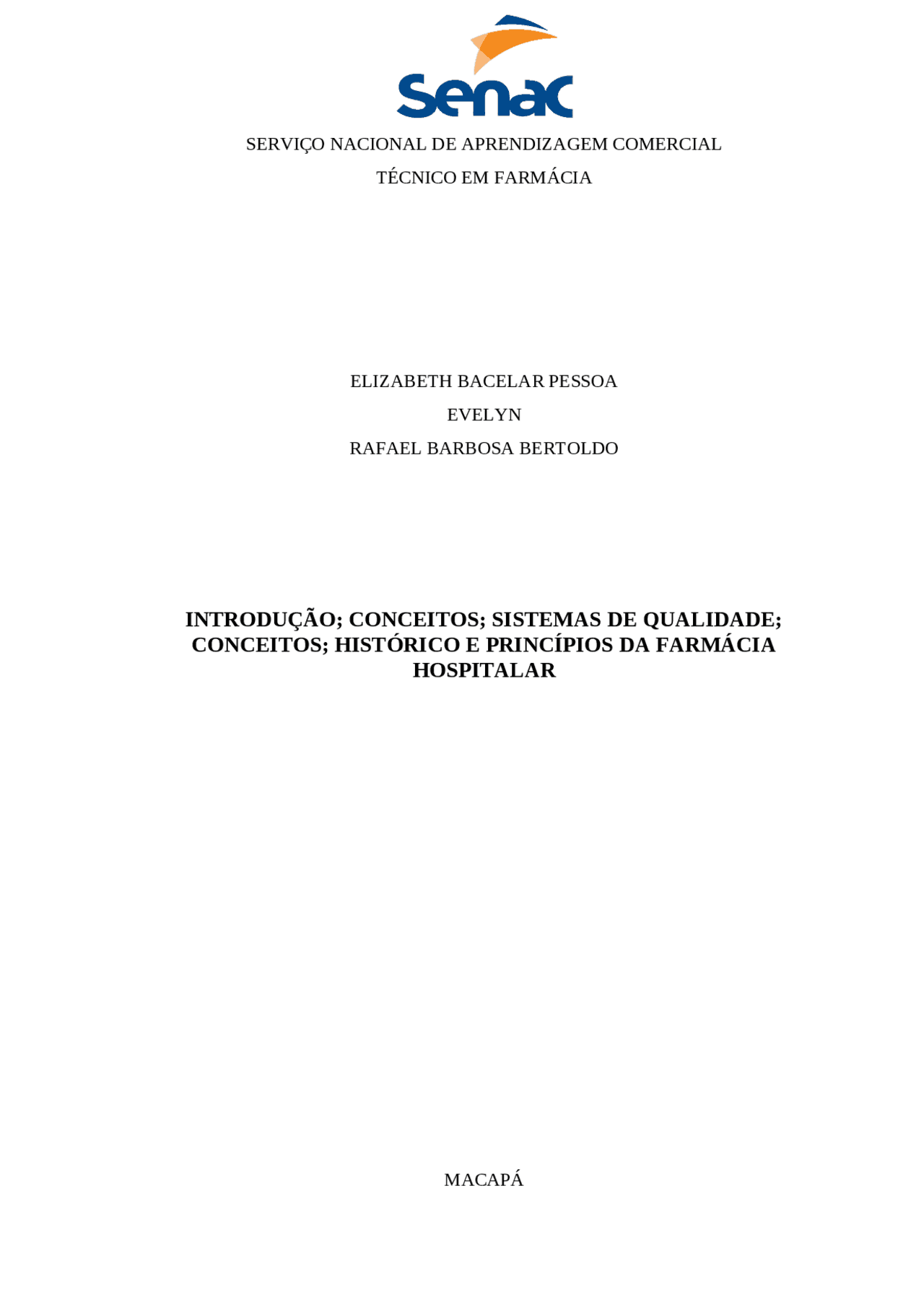 Qualidade Em Farmacia Resumos Geografia Docsity