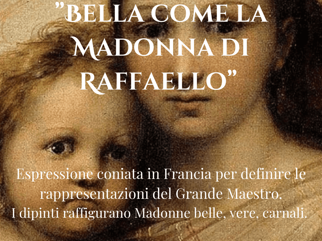 Le Madonne Di Raffaello Slide Di Arte E Territorio Docsity