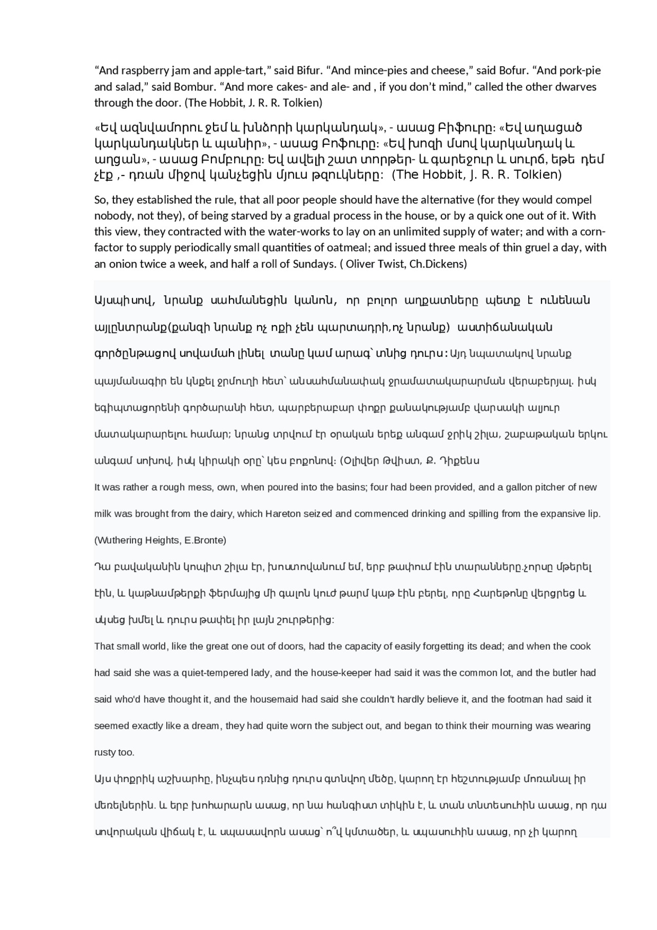 Methods of Armenian Translation of an English realia’s | Cheat Sheet ...