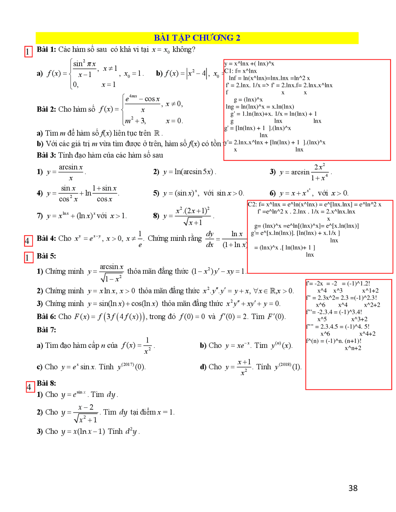 Toan cao cap c1 bai tap chuong | Exercises Mathematical logic | Docsity