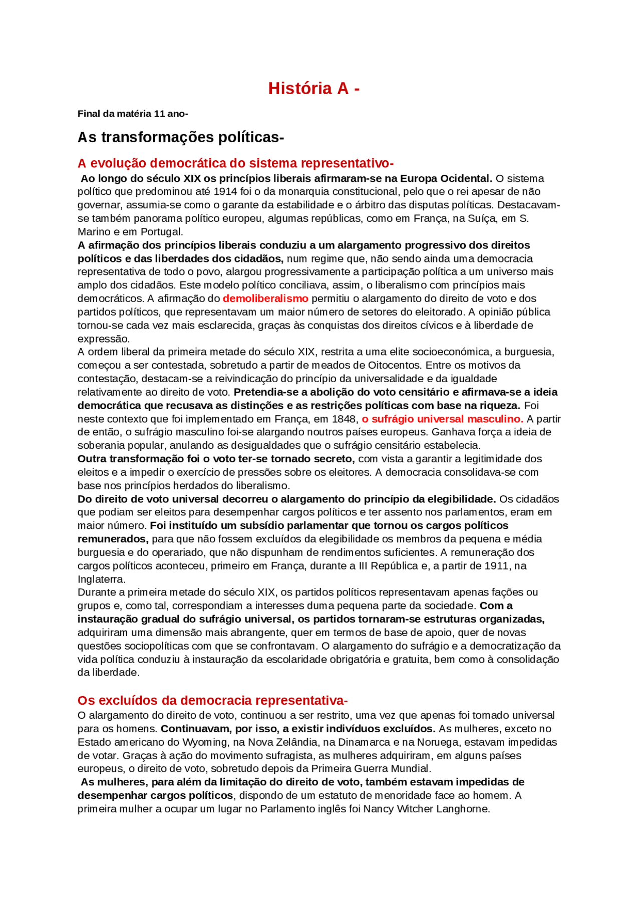 História Módulo 6 Do 2 Ano Do Ensino Médio Notas De Estudo História