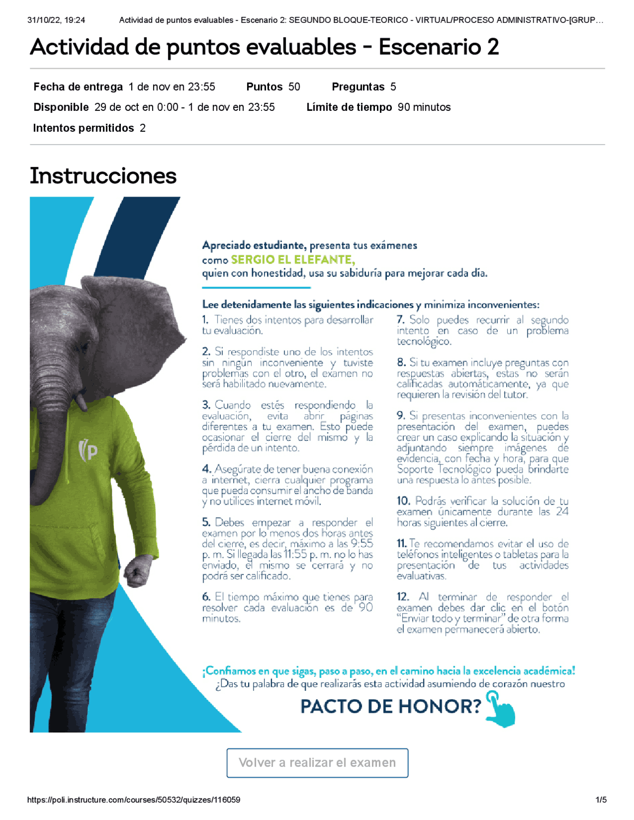 Examen Proceso Administrativo Exámenes De Ingeniería De Procesos