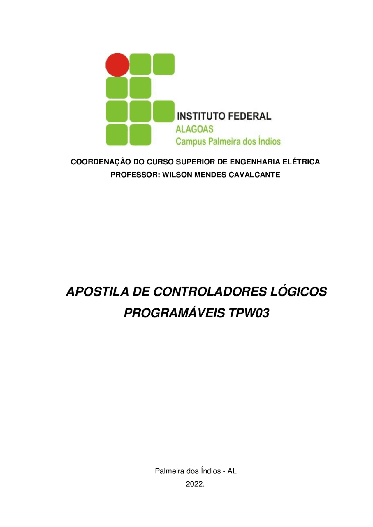 Curso IntrodutÓrio De Clp Contolador LÓgico ProgramÁvel Resumos