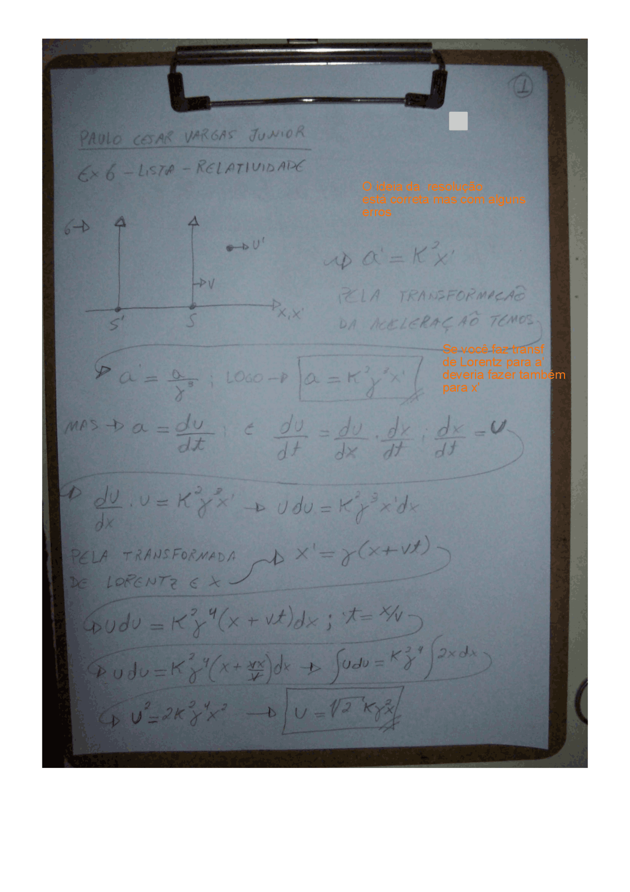 Provas De Relatividade Restrita Provas Relatividade Docsity