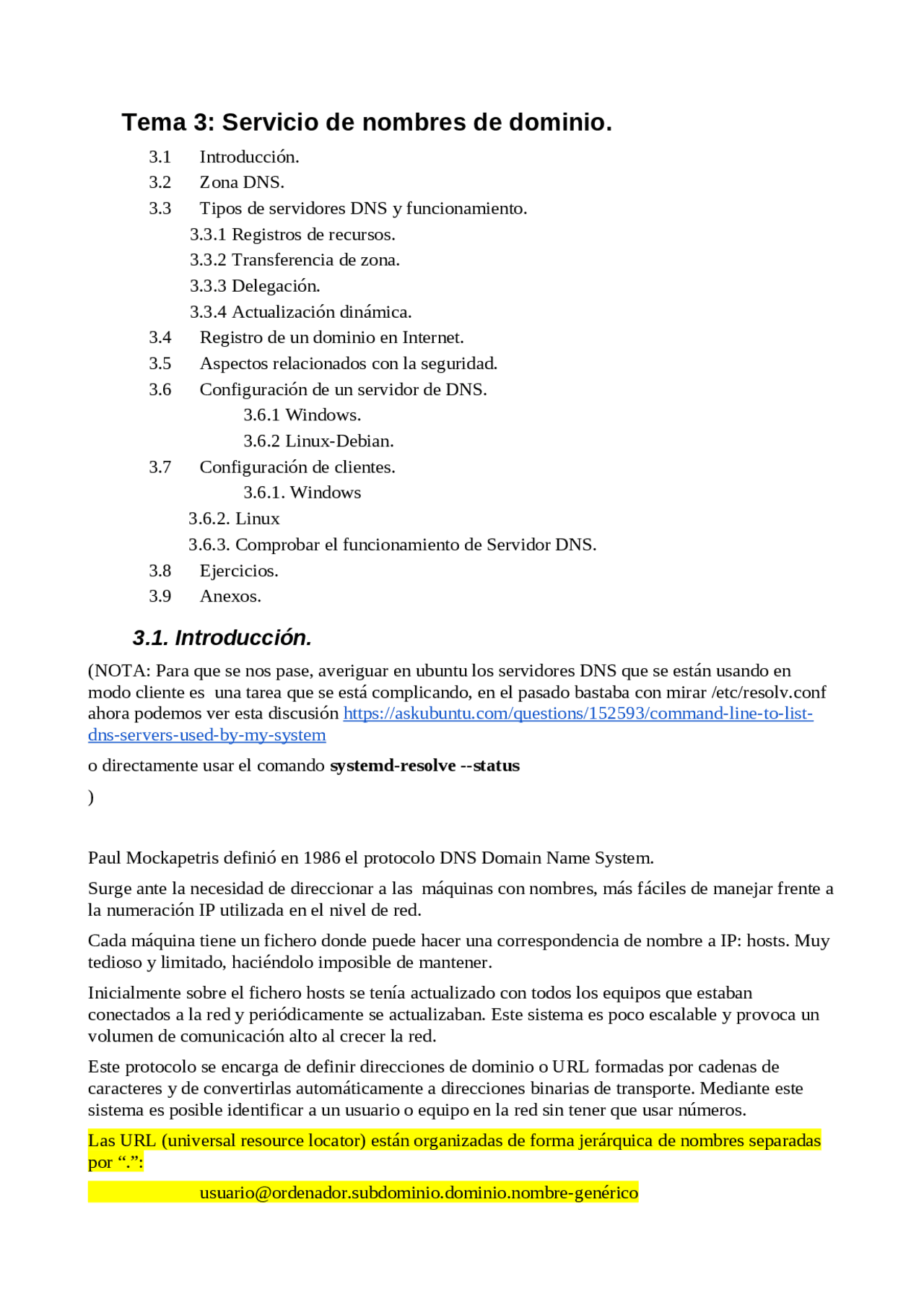 Tema 3 Servidor Dns Apuntes De Informática Docsity