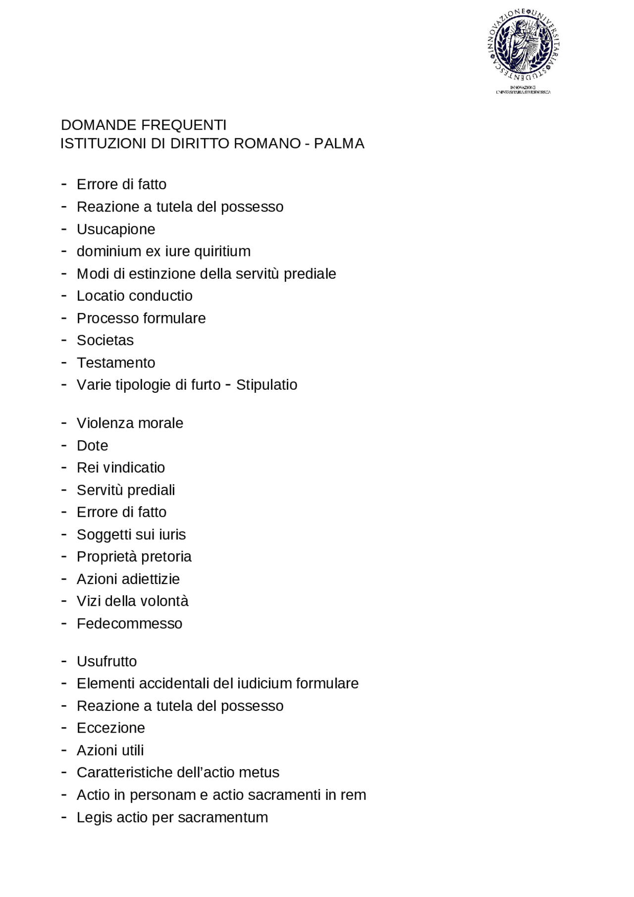 Domande Frequenti Prof Palma Schemi E Mappe Concettuali Di