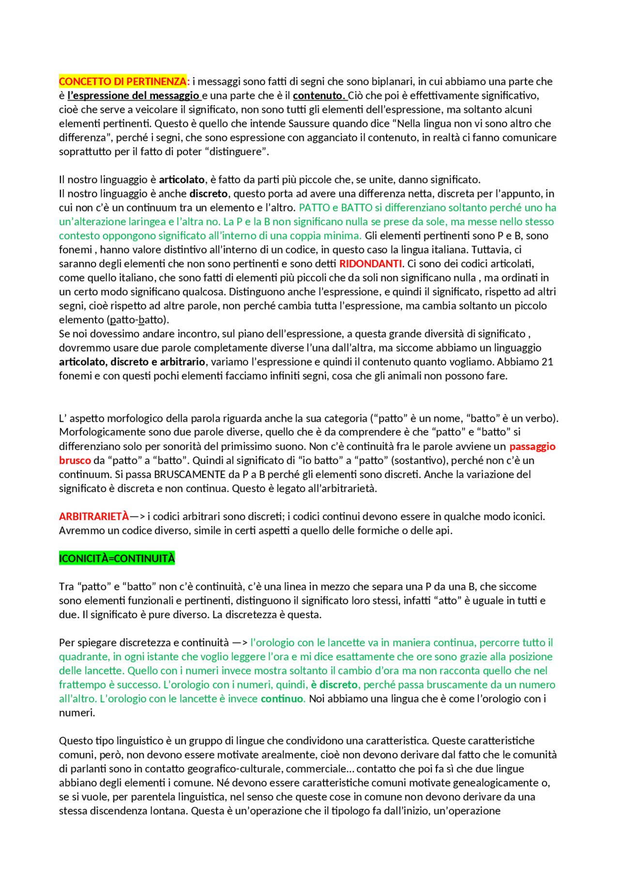 Linguistica Generale 4 Appunti Di Linguistica Generale Docsity
