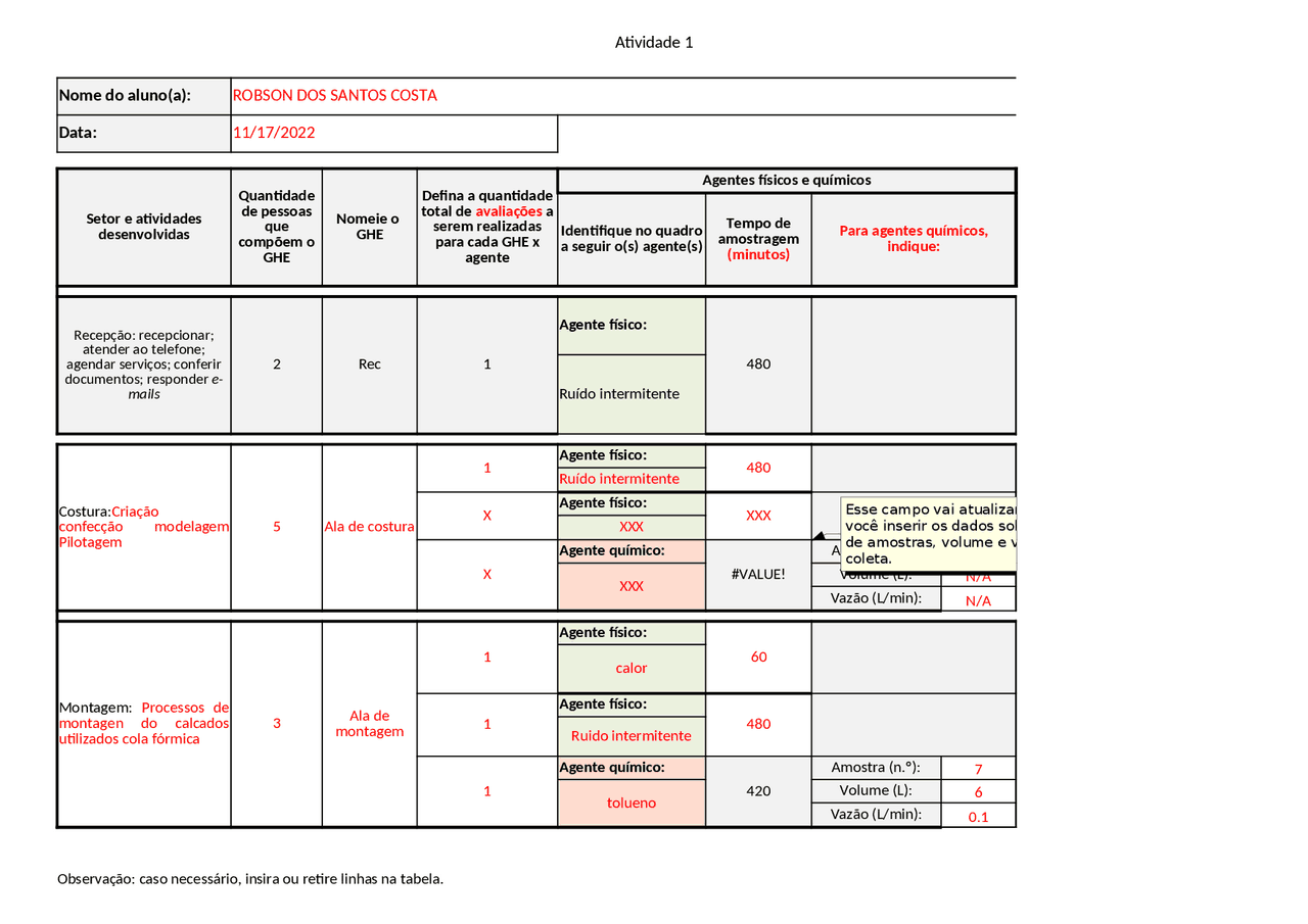 Uc 4 Atividade 1 Senac Exercícios Ergonomia Docsity
