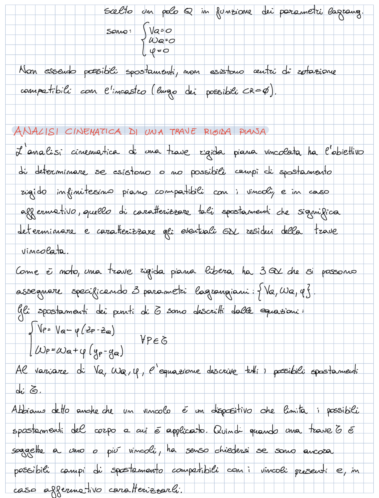 Statica 2°parte Teoria Sbobinature Di Statica Docsity