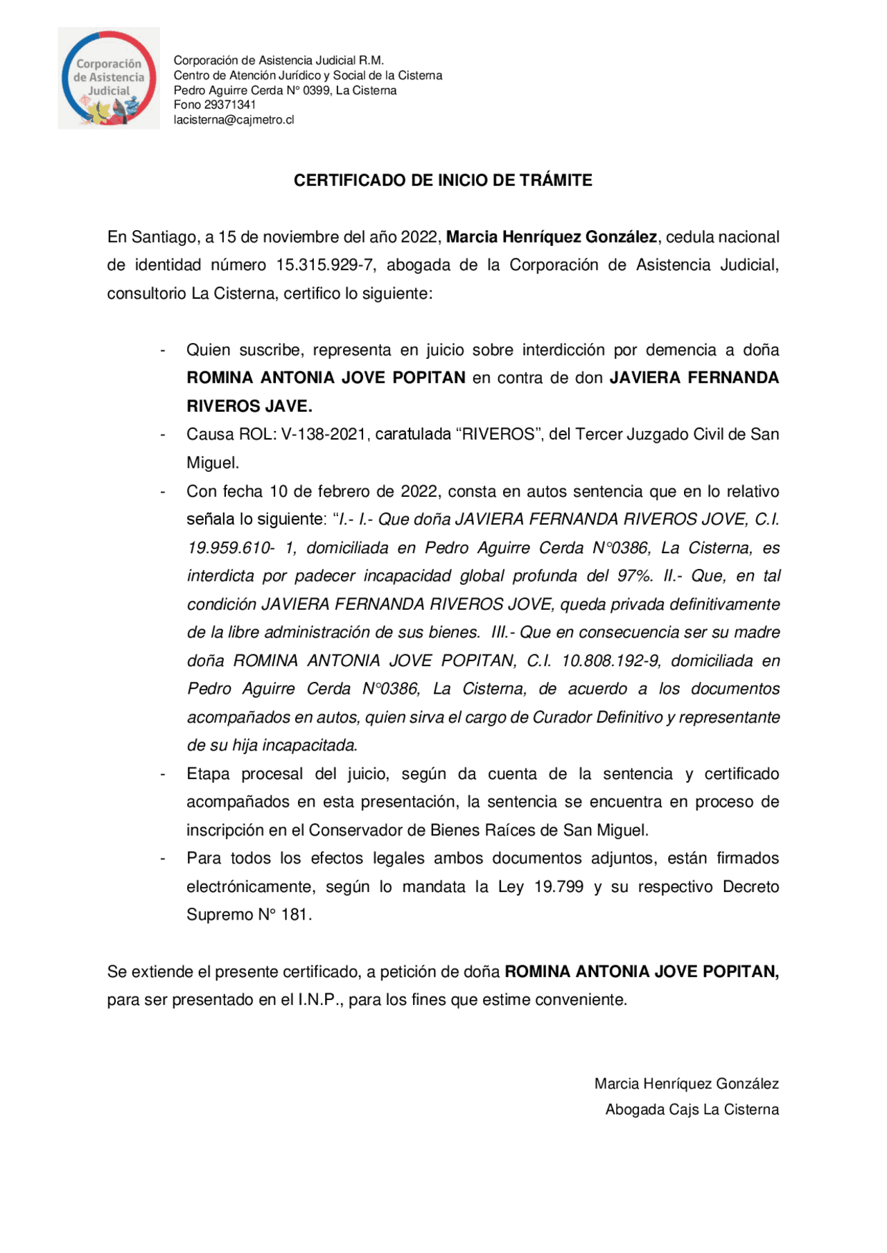Delegacion De Poder Para Asisitir A Audiencia Ejercicios De Derecho