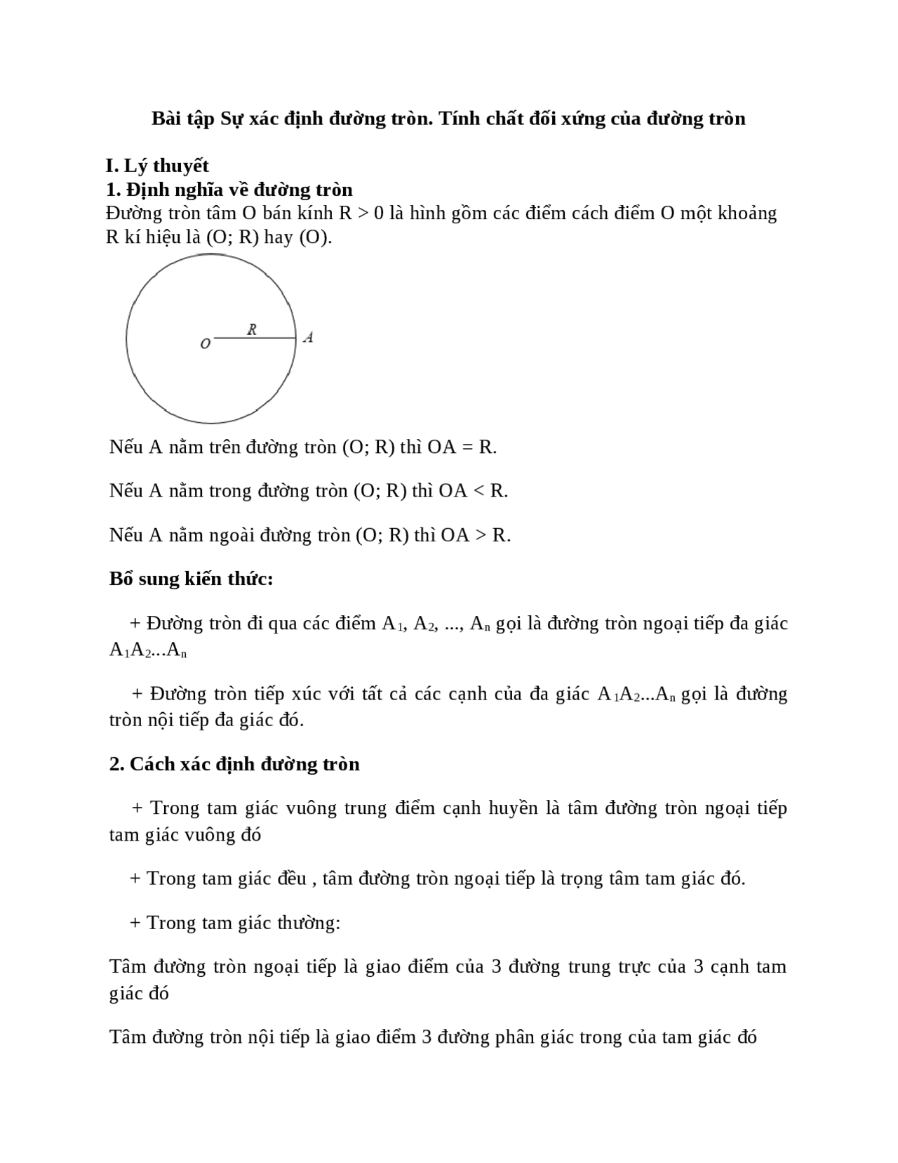 Toán 9 Học Kif 1 2022 Cheat Sheet Mathematics Docsity