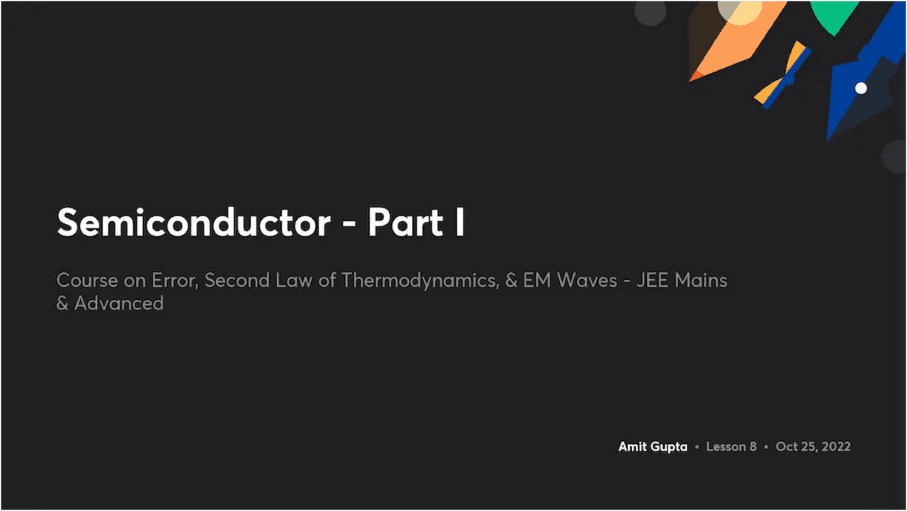Semiconductor Jee Main Pyq Exercises Physics Docsity