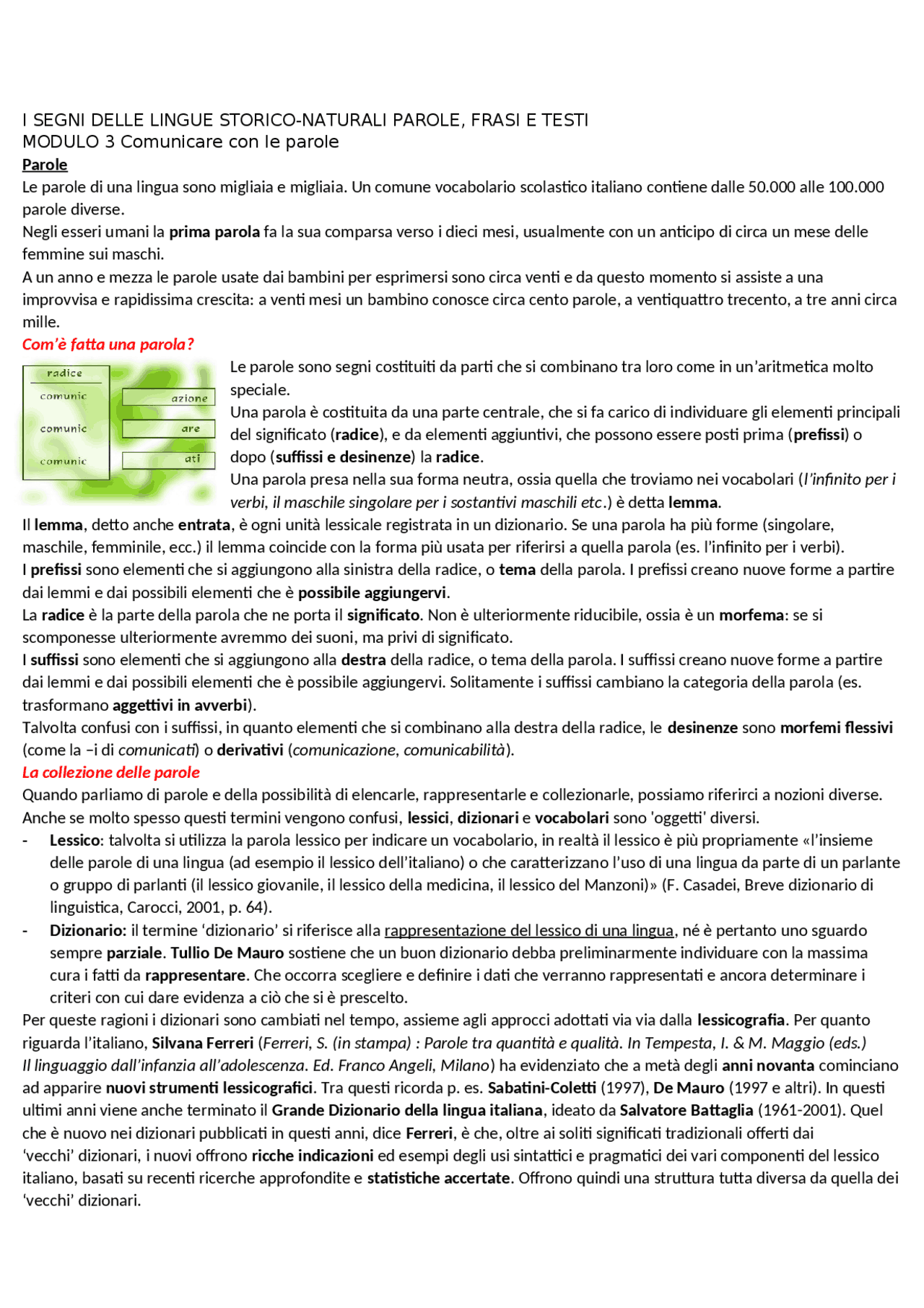 Appunti Scienze Della Comunicazione Schemi E Mappe Concettuali Di