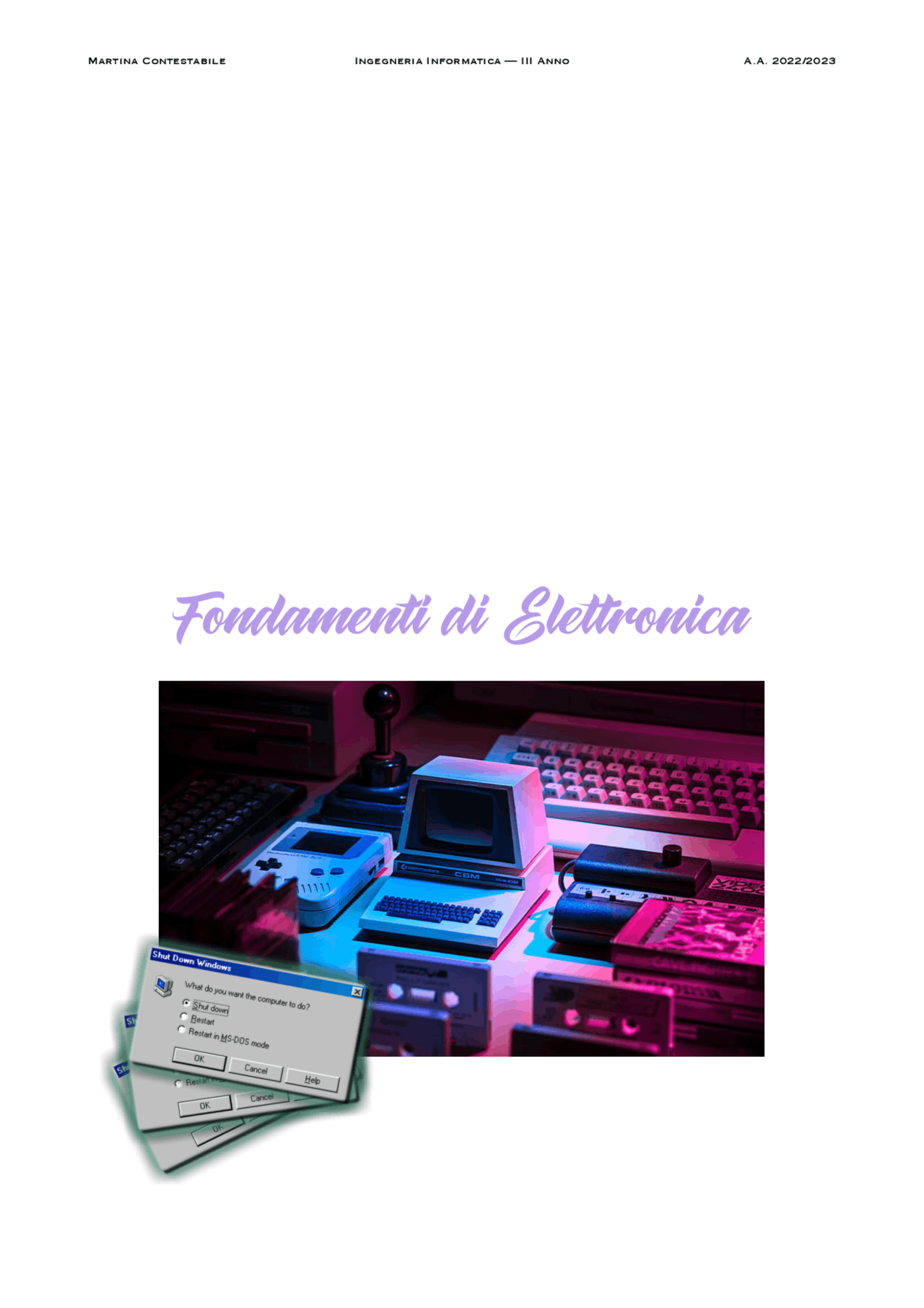 Fondamenti Di Elettronica Appunti Di Elettronica Docsity