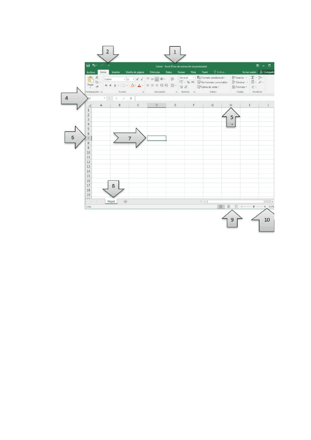 Actividad 1. Hoja de cálculo | Ejercicios de Competencias en MS Microsoft Excel | Docsity
