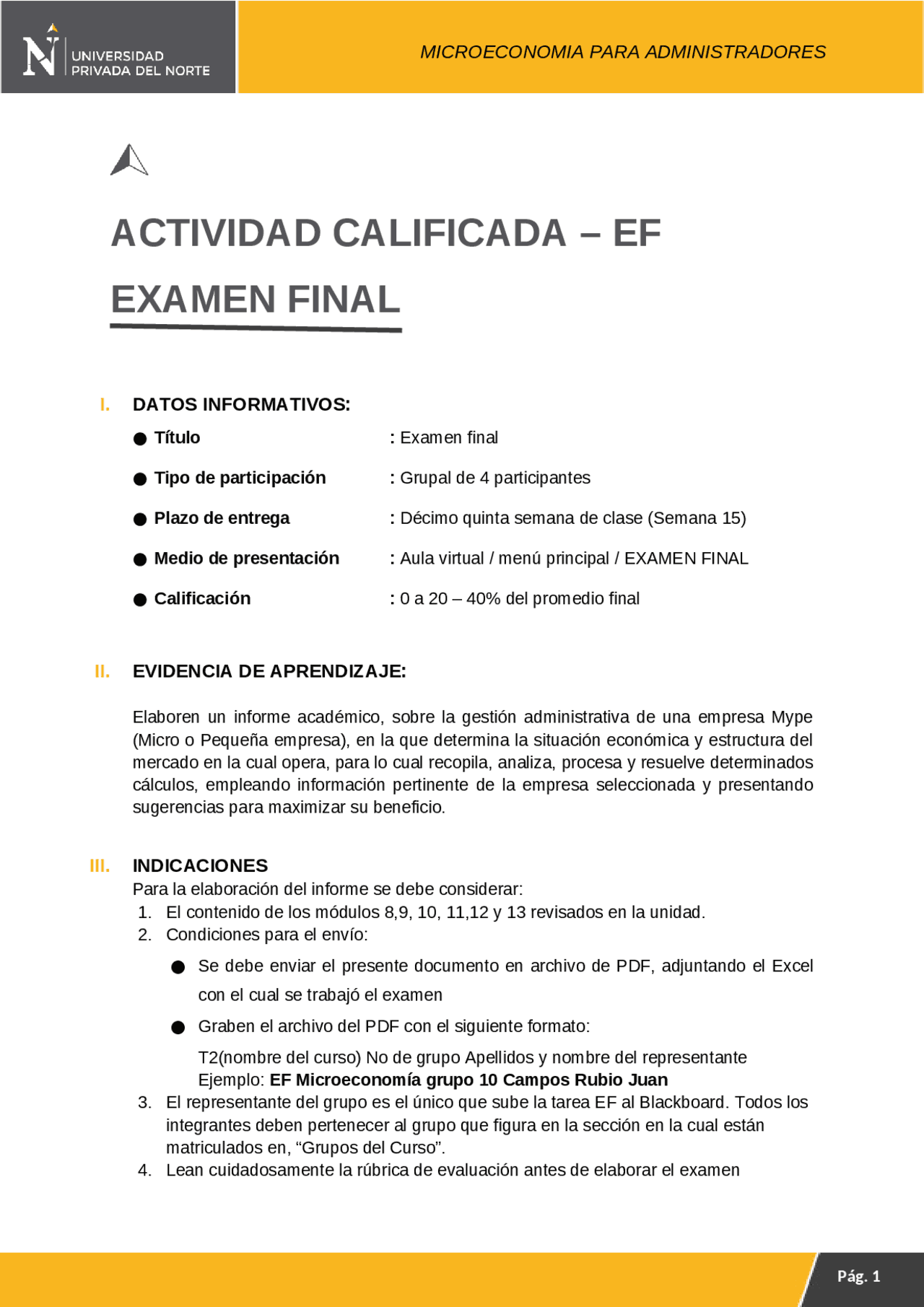 Examen Final Micro Economia Exámenes De Microeconomía Docsity