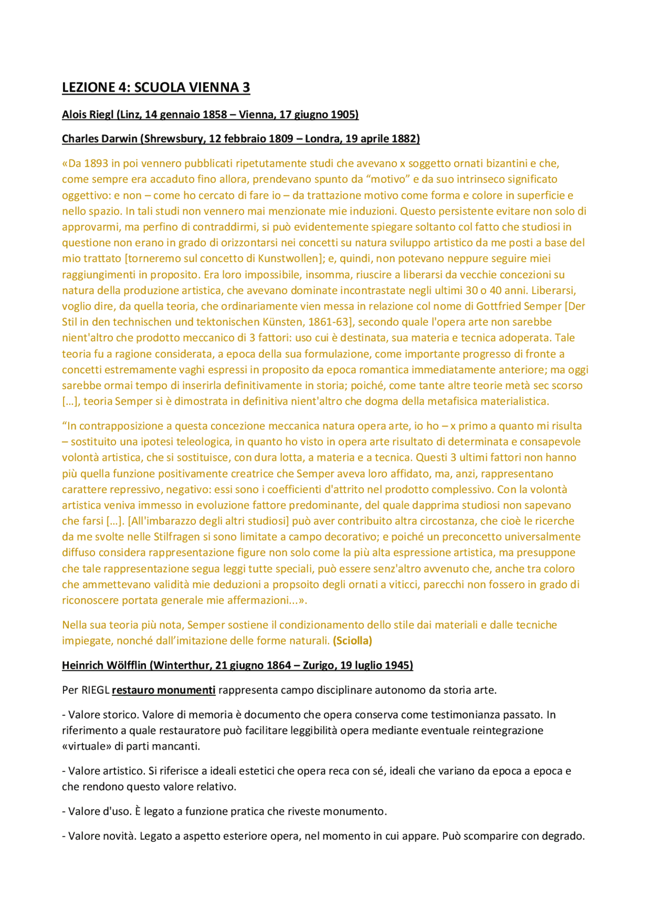 Appunti lezione 4 metodologia della ricerca storico artistica modulo 1 | Appunti di Metodologia ...