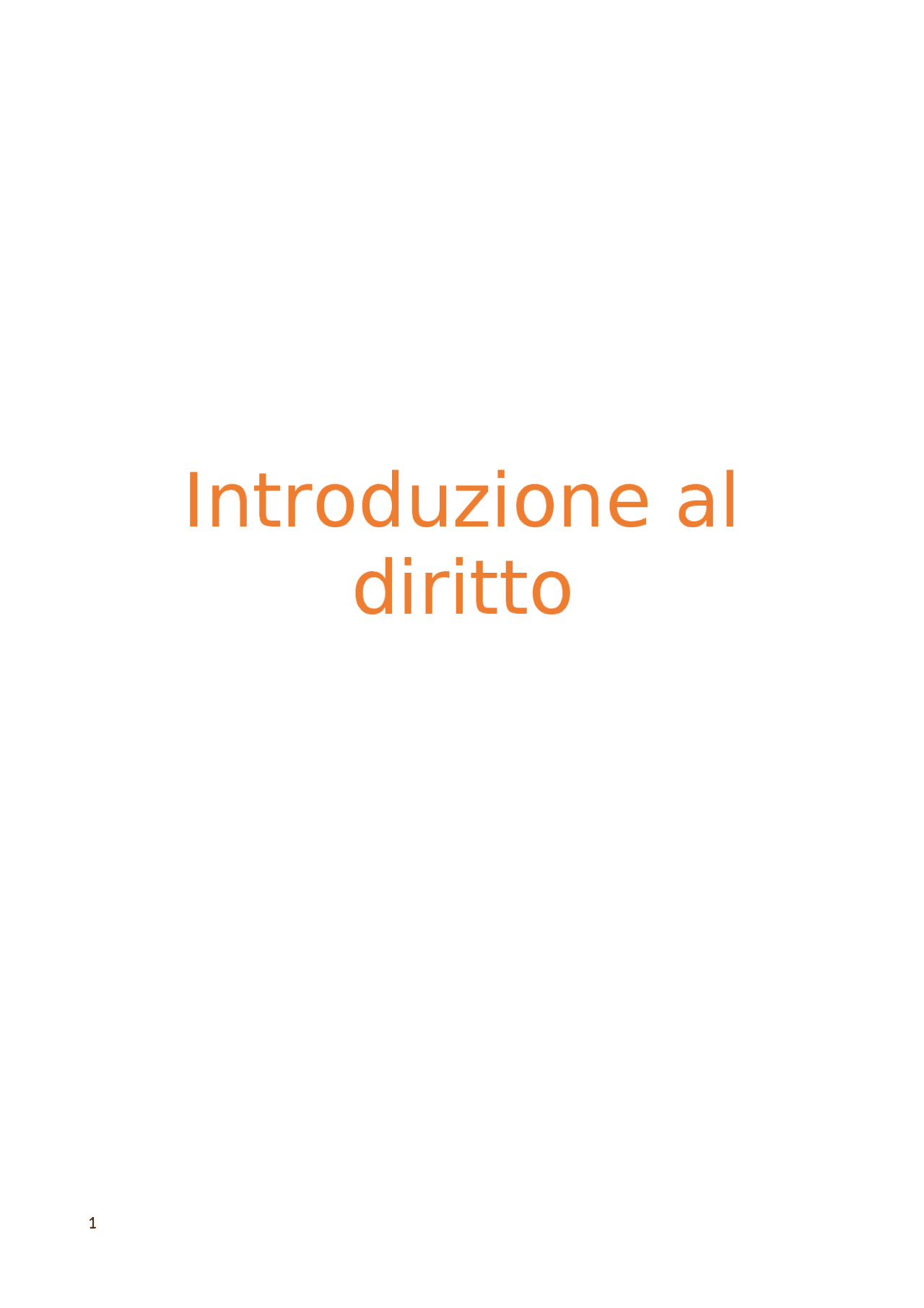 Introduzione Al Diritto Schemi E Mappe Concettuali Di Diritto Docsity