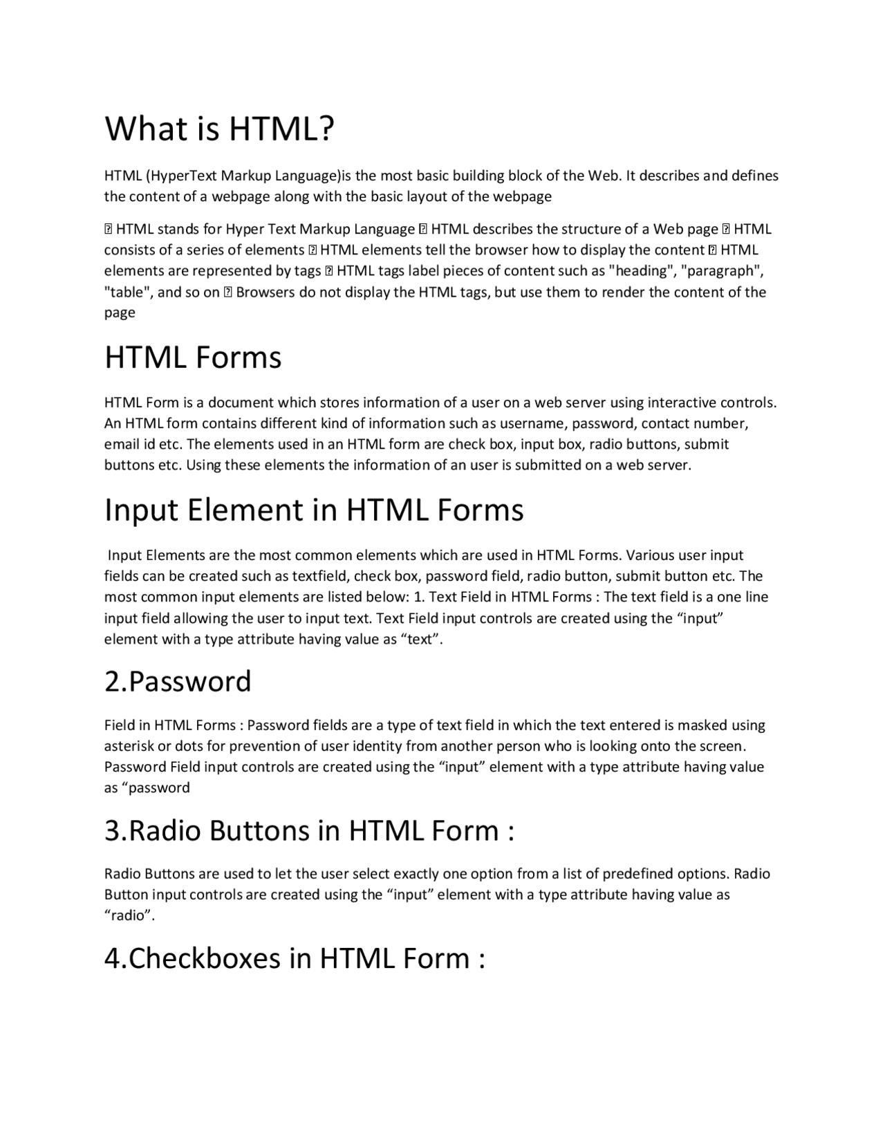Web Designer a powerful weapon -- HTML | Summaries Computer Science ...