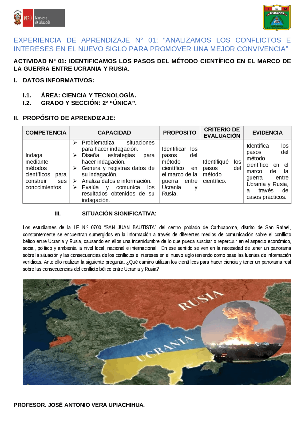 Actividades De Aprendizajes Ejercicios De Ciencias Aplicadas A La