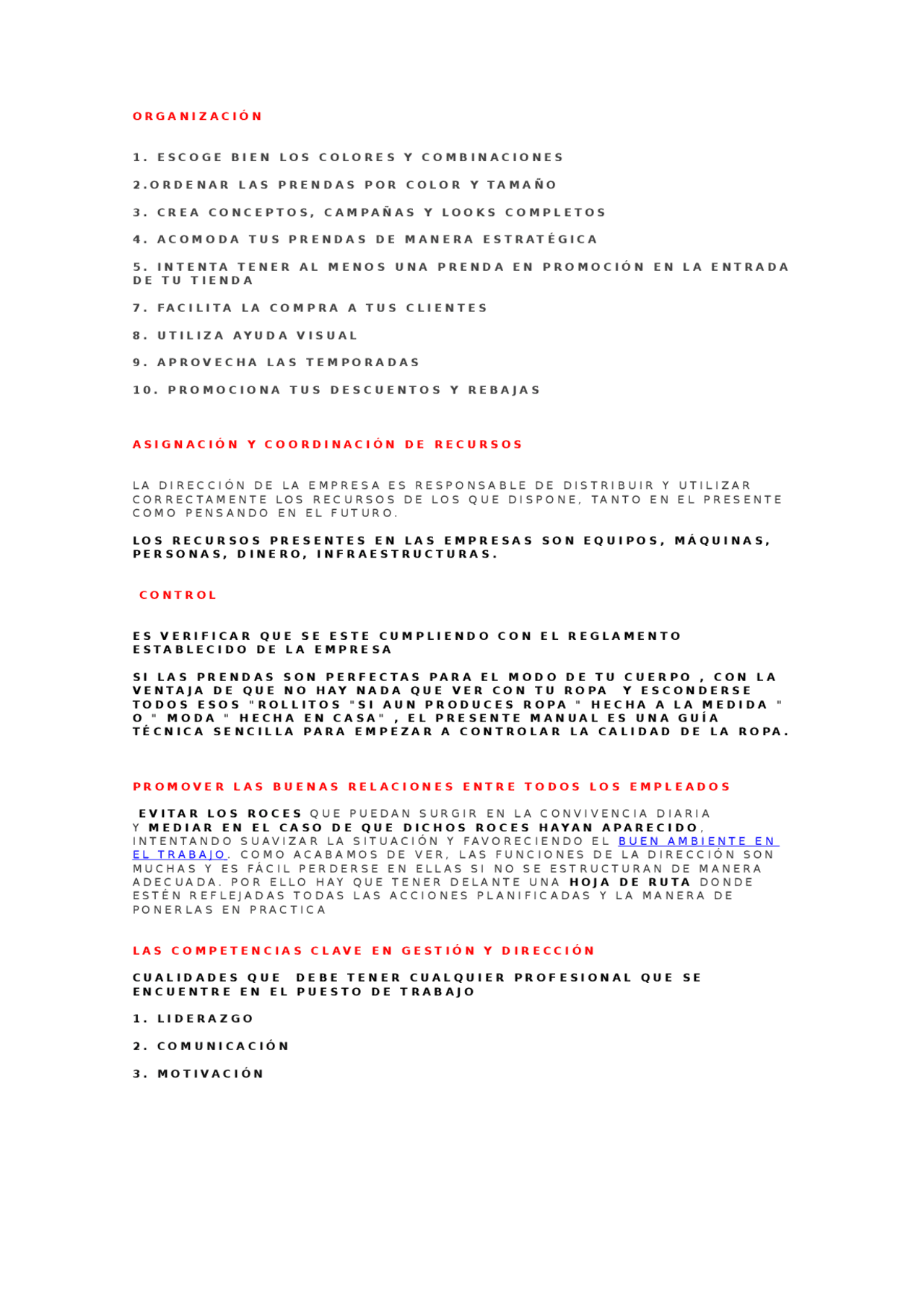 Ventas de una tienda de ropa | Apuntes de Administración de Empresas ...