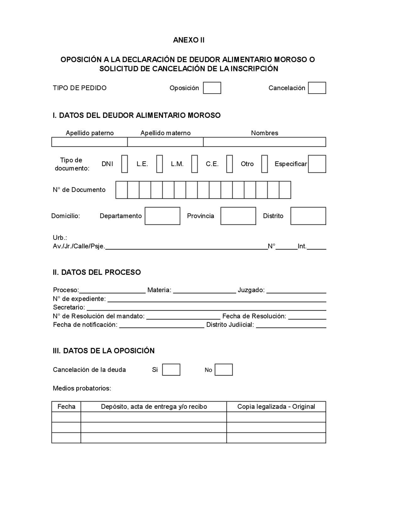 Formato de solicitud de redam | Guías, Proyectos, Investigaciones de ...