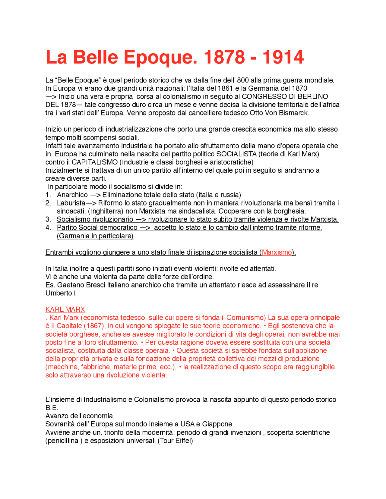 LA BELLE EPOQUE (introduzione) | Temi di Elementi di storia dell'arte ...