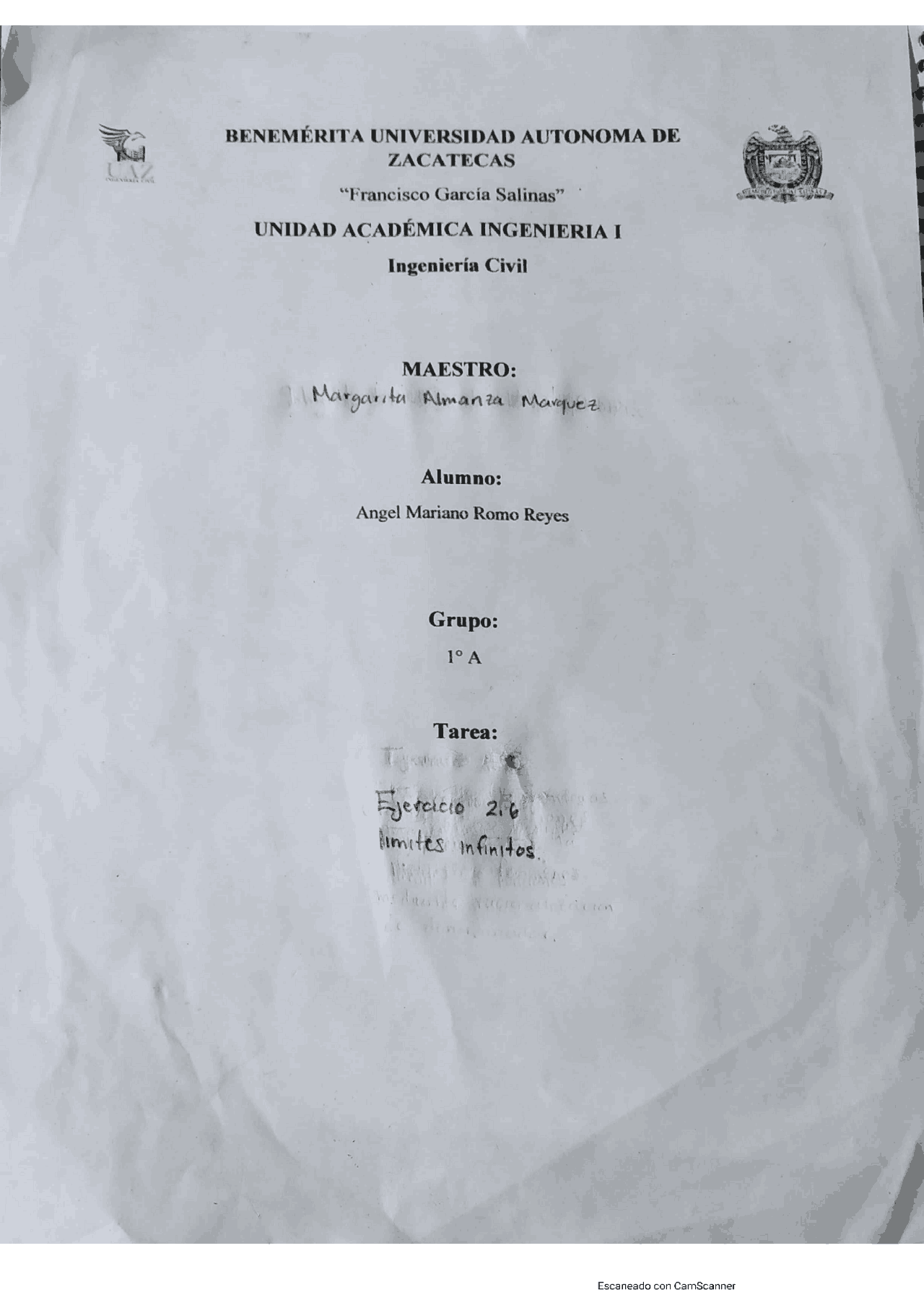 Matemáticas Aplicadas Exercises Of Mathematics Docsity