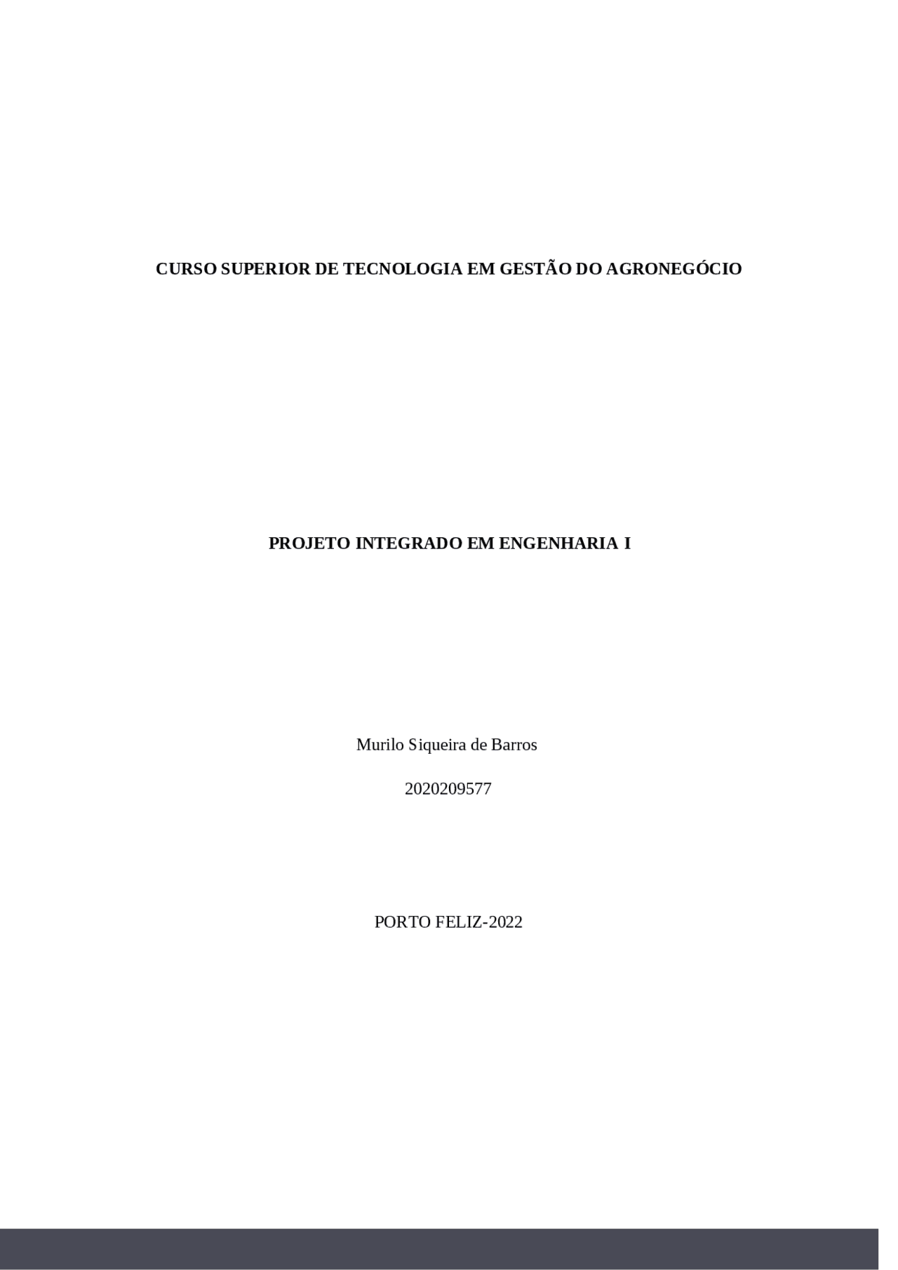 Pim I GestÃo Do Agronegocio Provas Agronomia Docsity