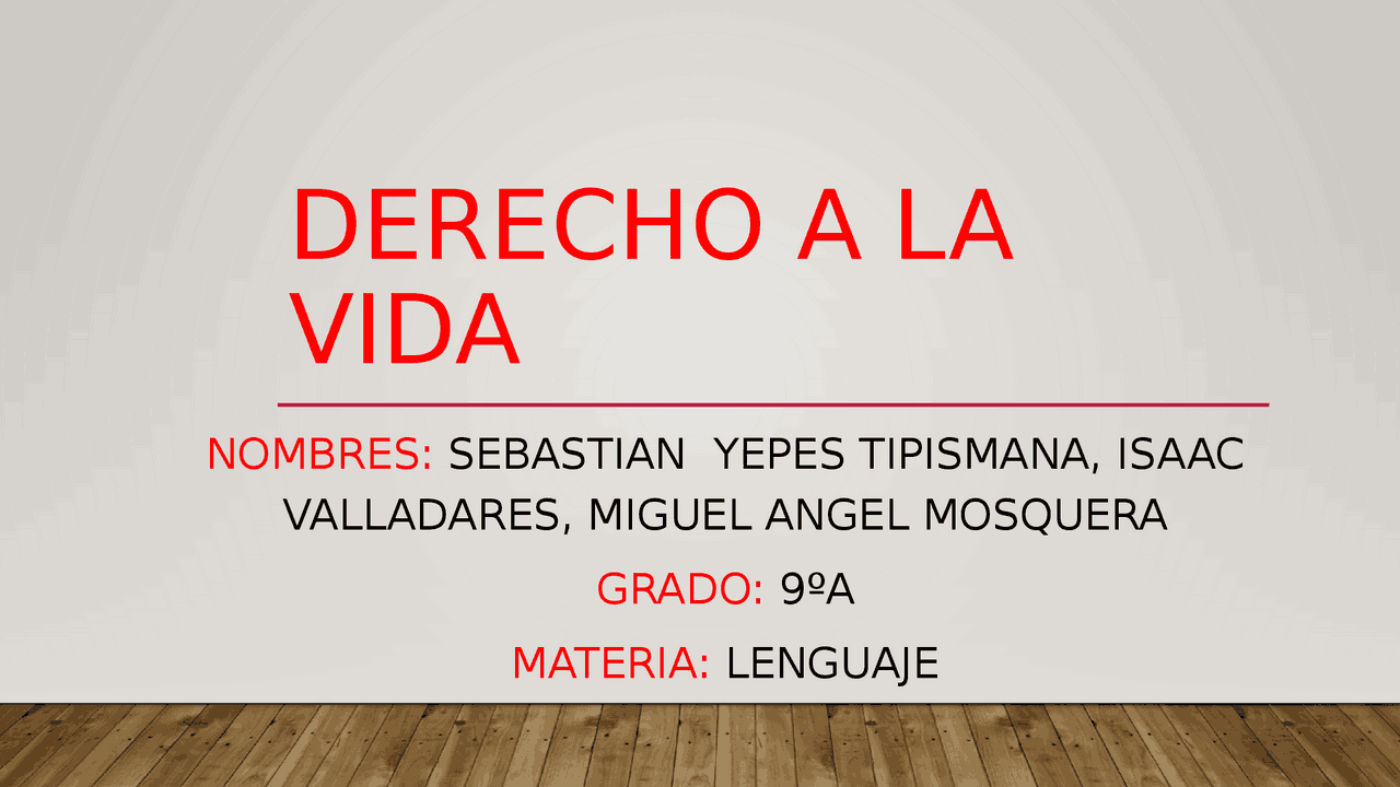 Que es el derecho a la vida | Diapositivas de Derecho | Docsity