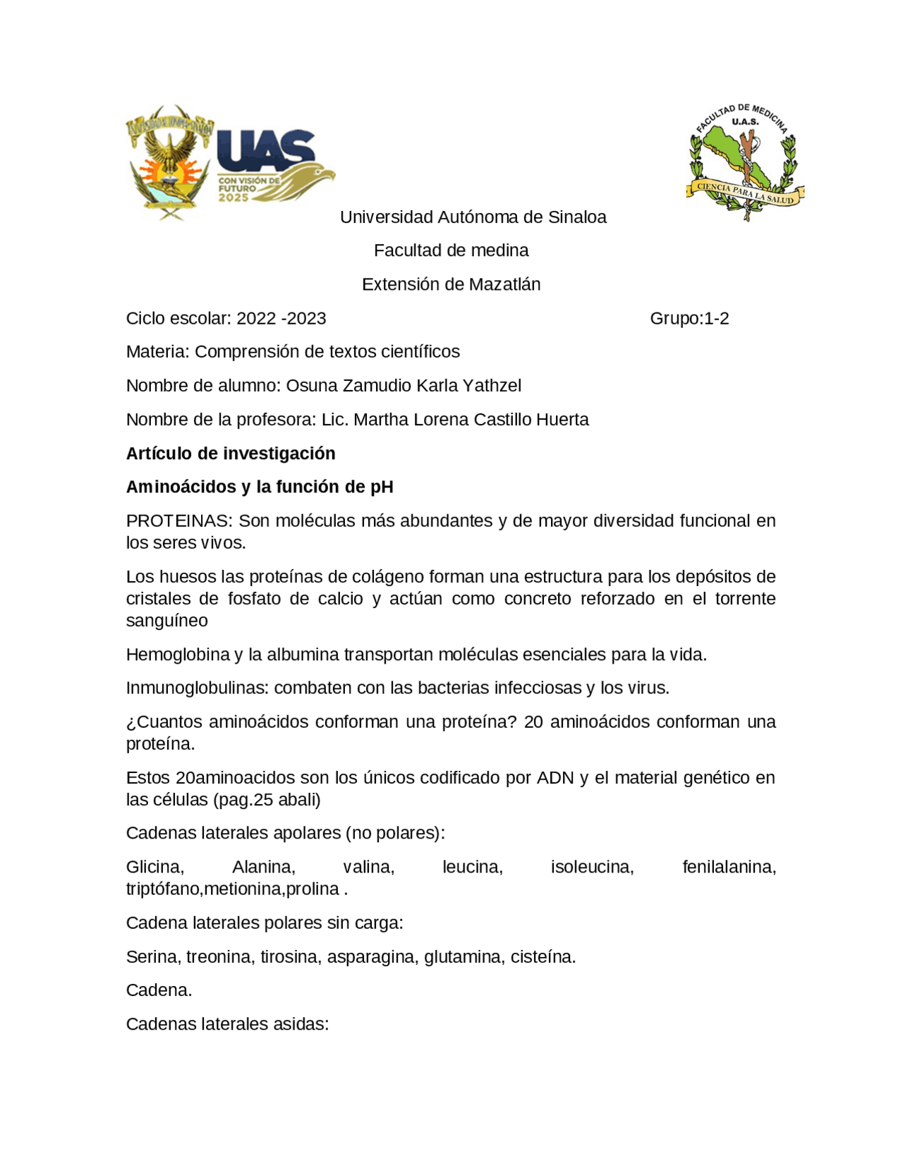 Tarea De Comprensión De Textos Resúmenes De Anatomía Docsity