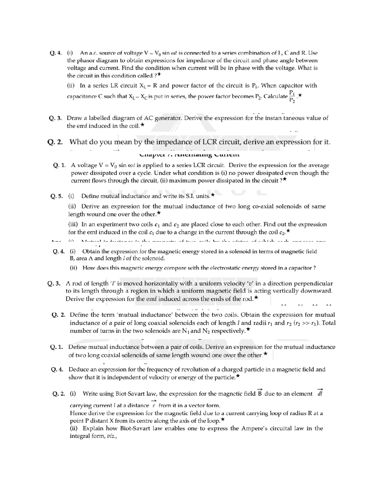 All Important Derivations Exams Physics Docsity
