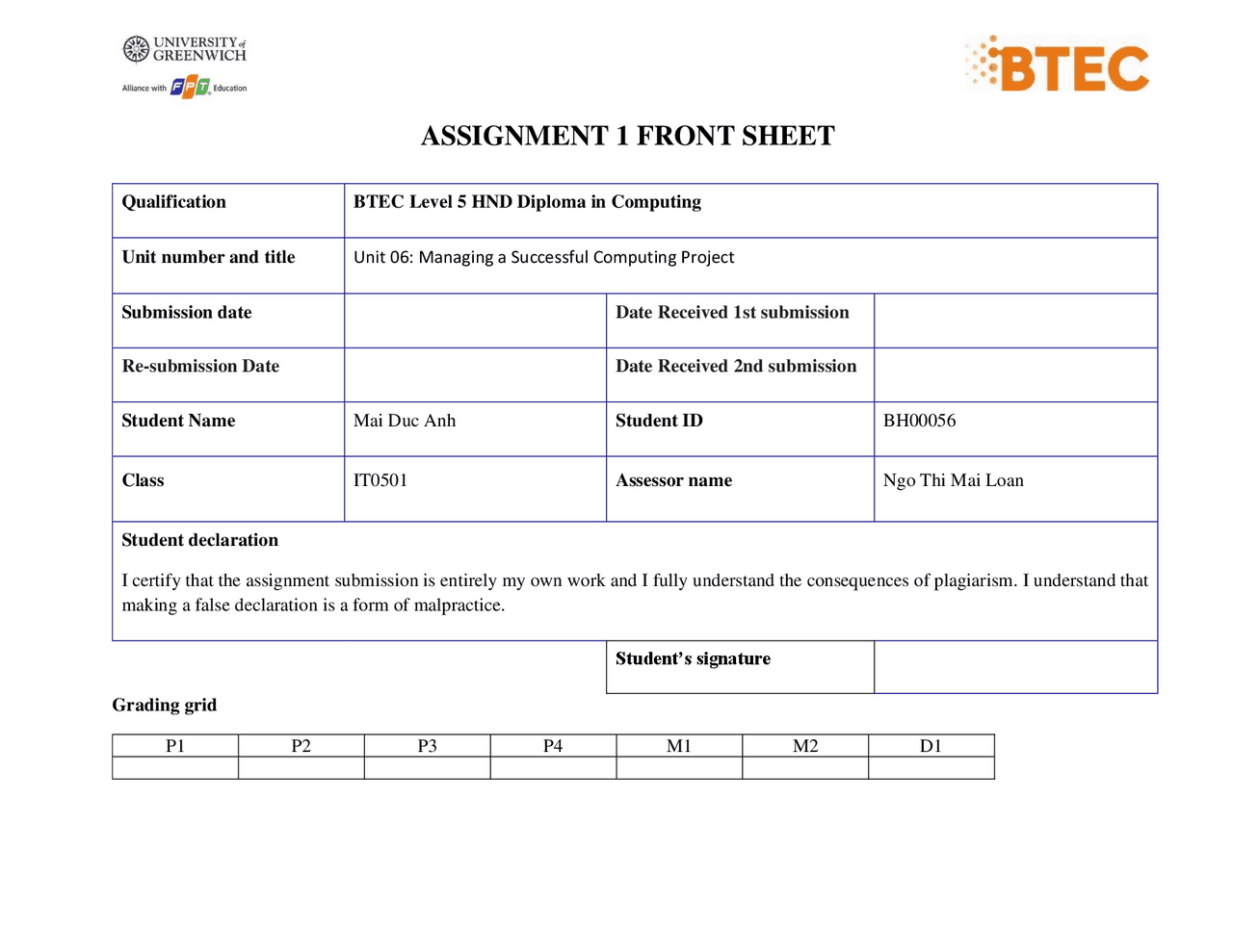 Lỗi đâng nhập ko xác định | Assignments Information Technology | Docsity
