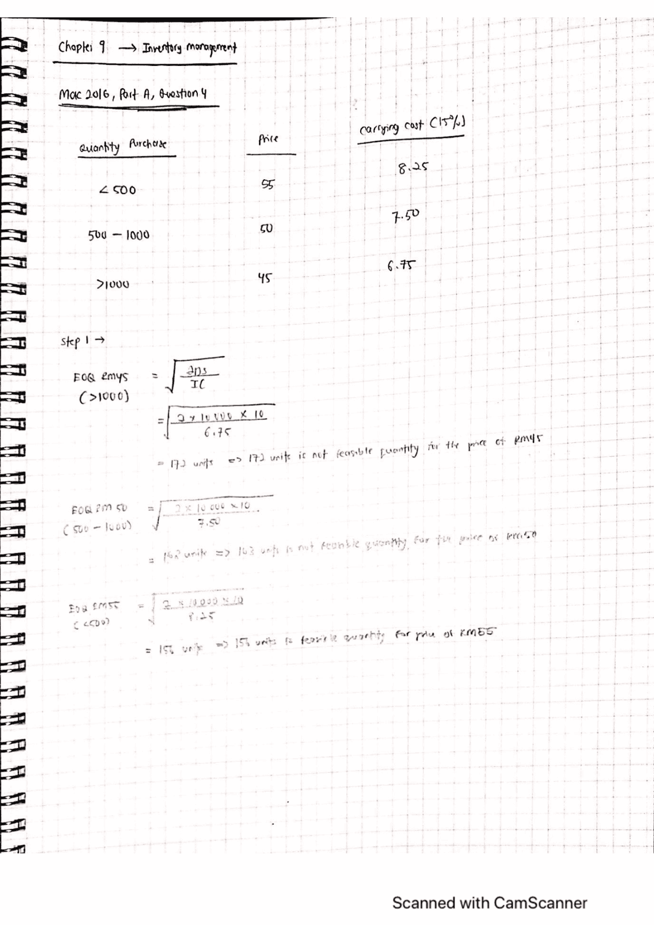 UITM MGT345 Past Year Question Answer Sheet | Exams Cost Management | Docsity
