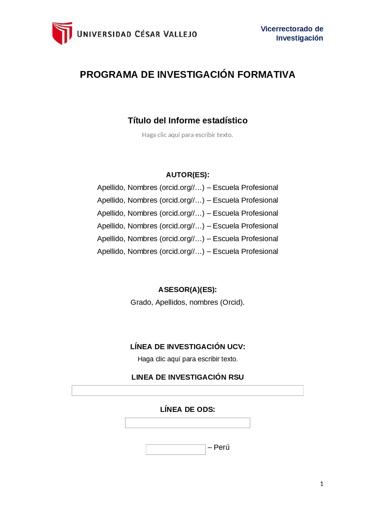 Plantilla de informe estadistico | Ejercicios de Programación C | Docsity