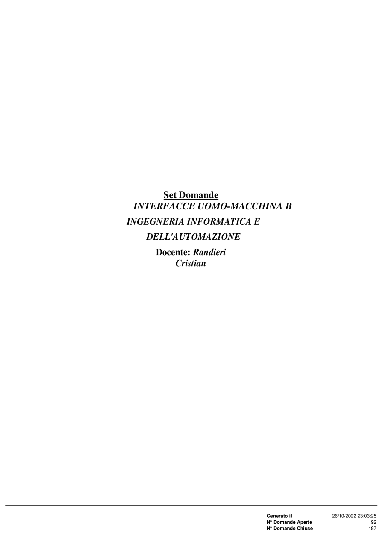 Paniere Chiuse Interfacce Uomo Macchina B Prof Randieri Cristian