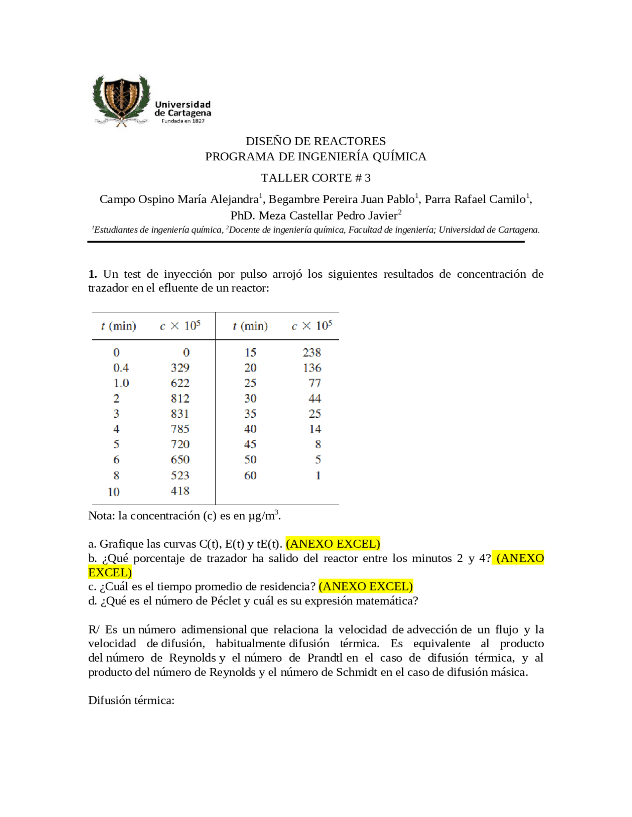 Taller Corte Numero Tres Ejercicios De Diseño Capstone Docsity