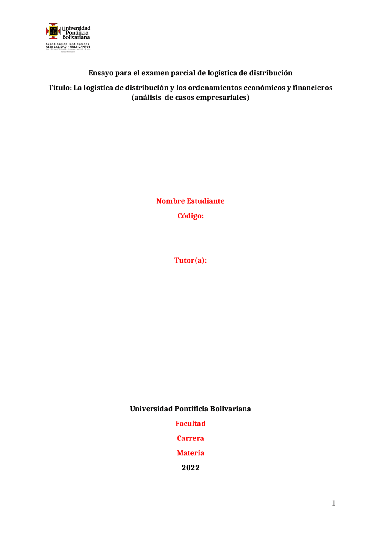 Cadena De Suministro Monografías Ensayos De Derecho Docsity