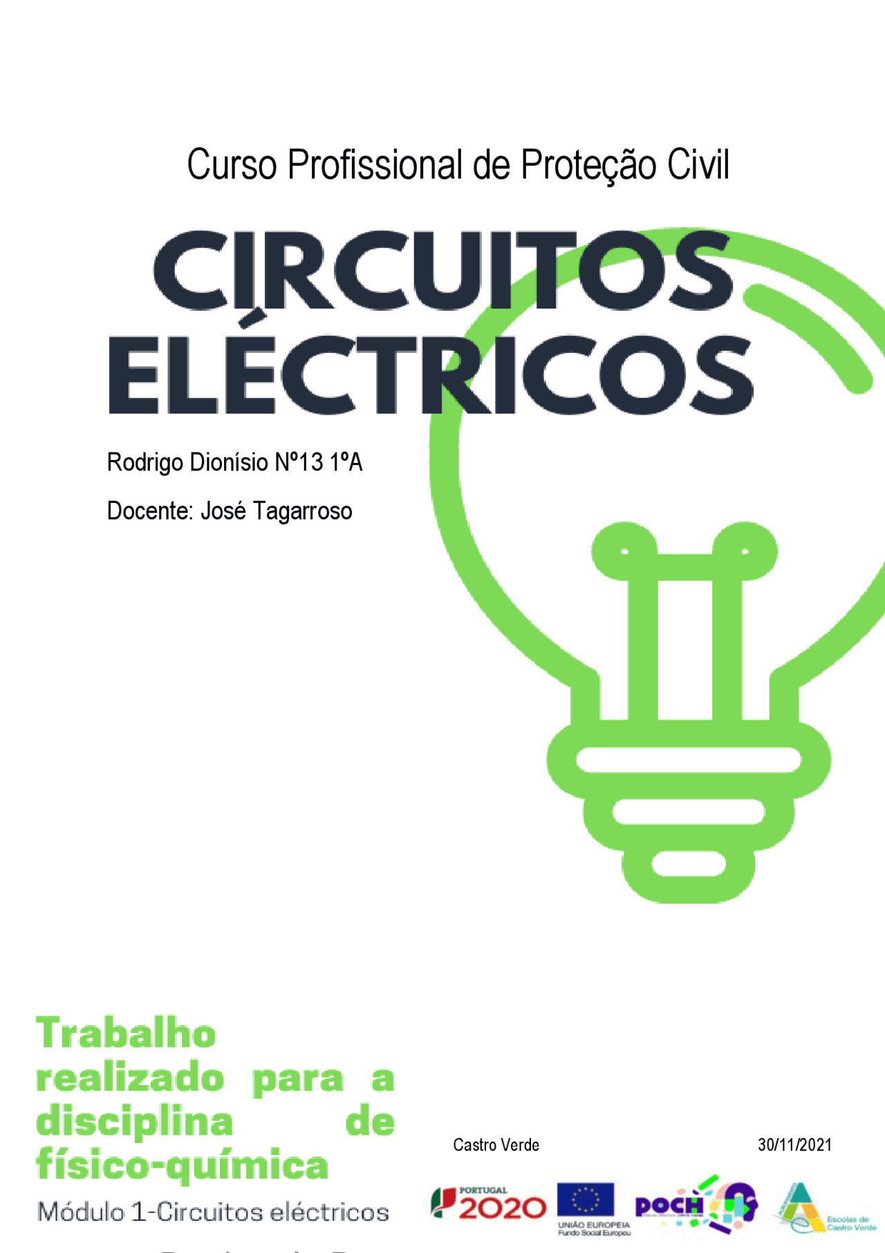 Os Circuitos Elétricos Resumos Química Para Ensino Médio Docsity