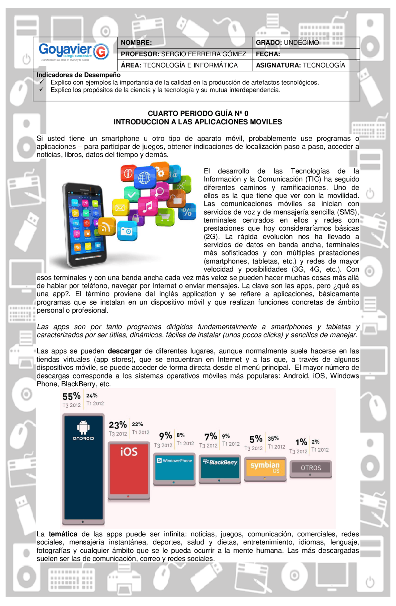 Guia De Aprendizaje 0 Apuntes De Informática Móvil Docsity
