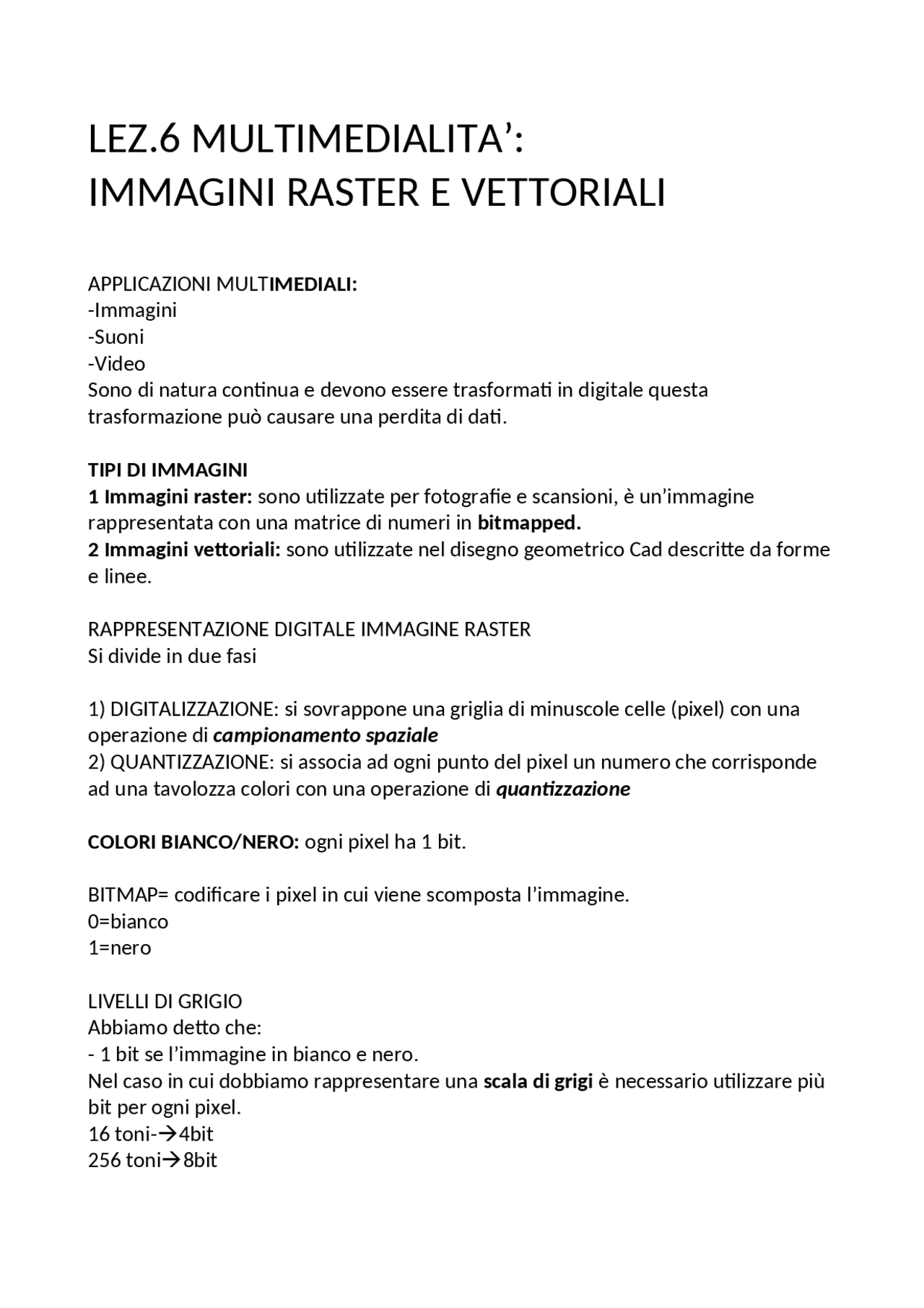 Rappresentazione Delle Informazioni Cap3 Appunti Di Informatica Docsity