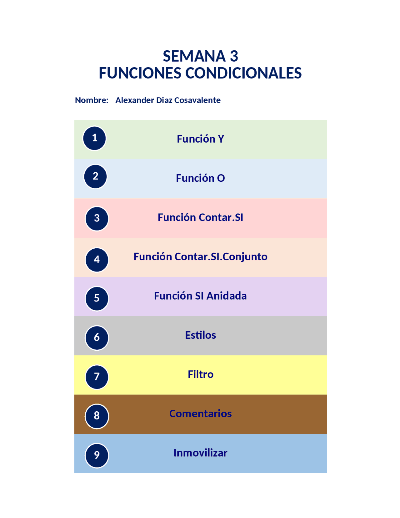Aplicacion de Formulas | Ejercicios de Informática | Docsity