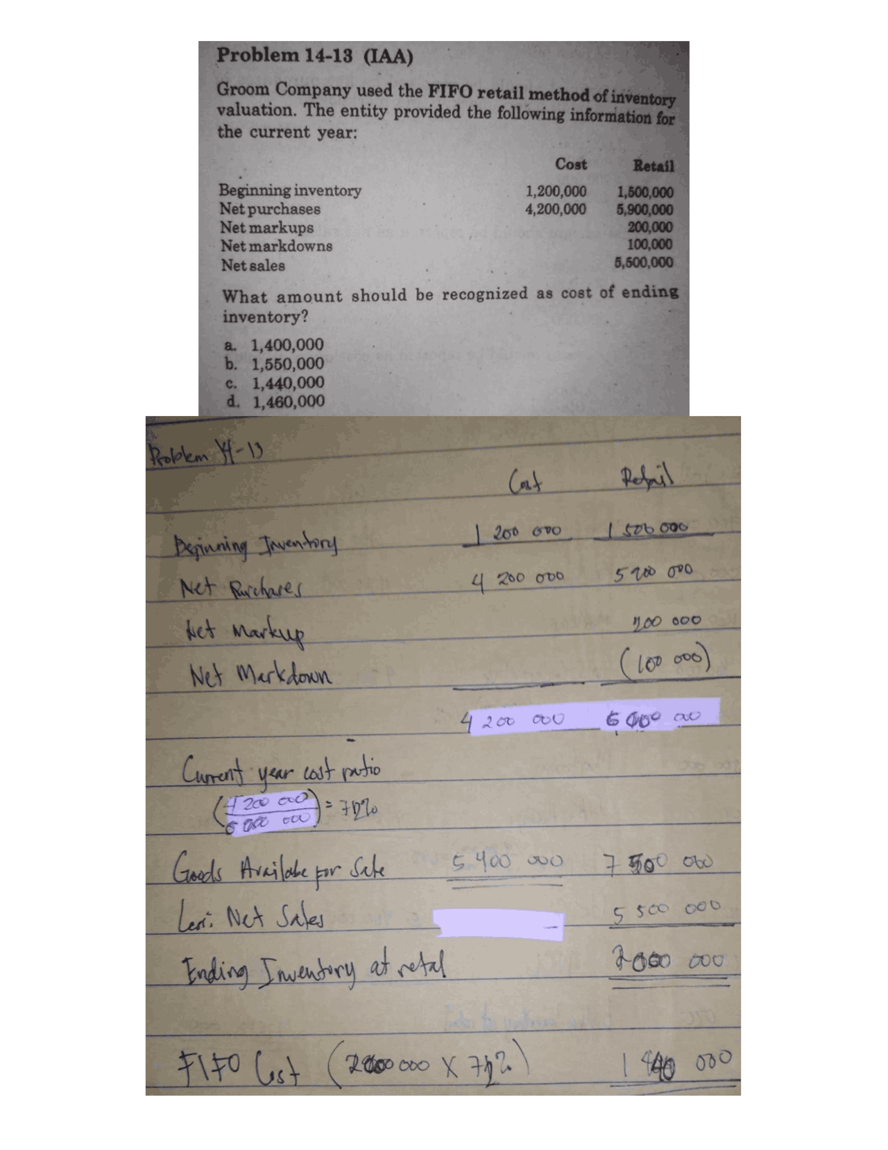 Intermediate Accounting 1 Problems Exercises Accounting Docsity