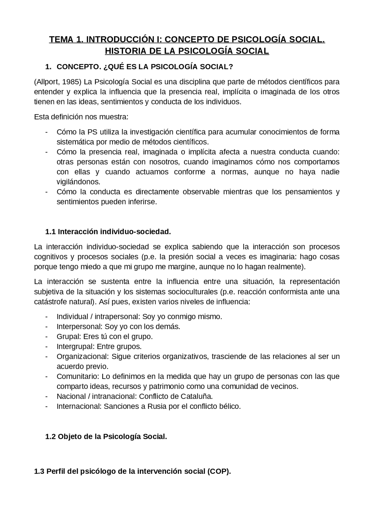 Resumen de fundamentos de la interaccion humana | Schemes and Mind Maps of Social Psychology ...