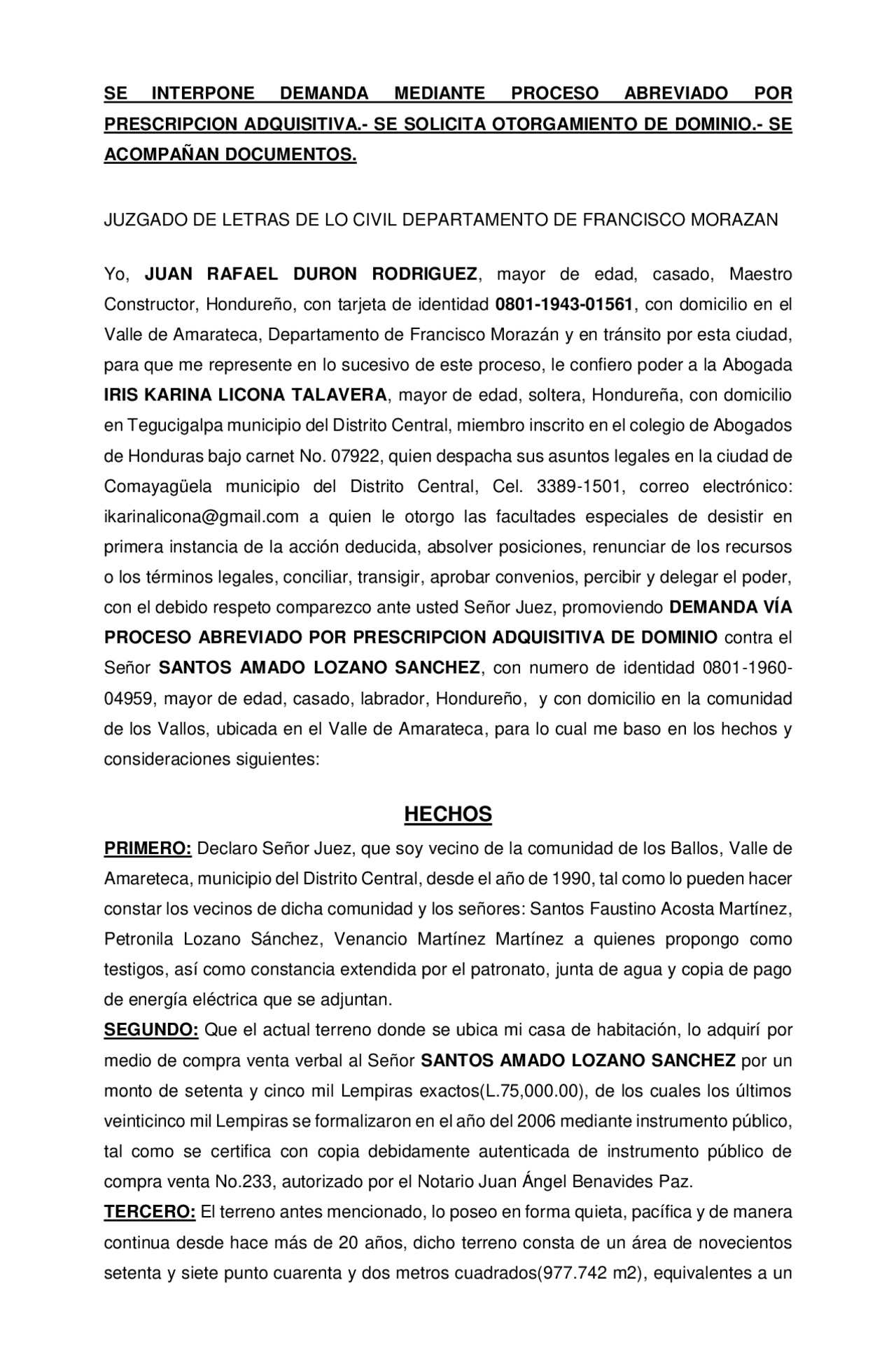 Demanda Y Apuntes De Clases Apuntes De Derecho Procesal Civil Docsity