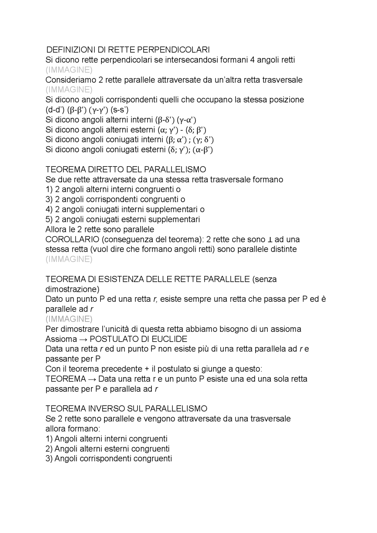 Appunti Di Geometria Appunti Di Geometria Docsity