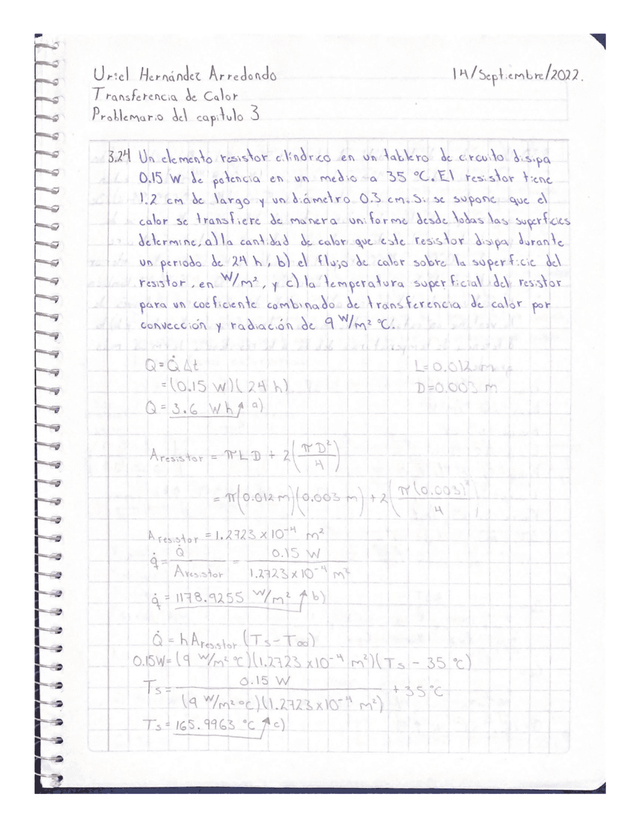 Ejercicios Del Capítulo 1 Del Libro Cengel Ejercicios De Calor Y